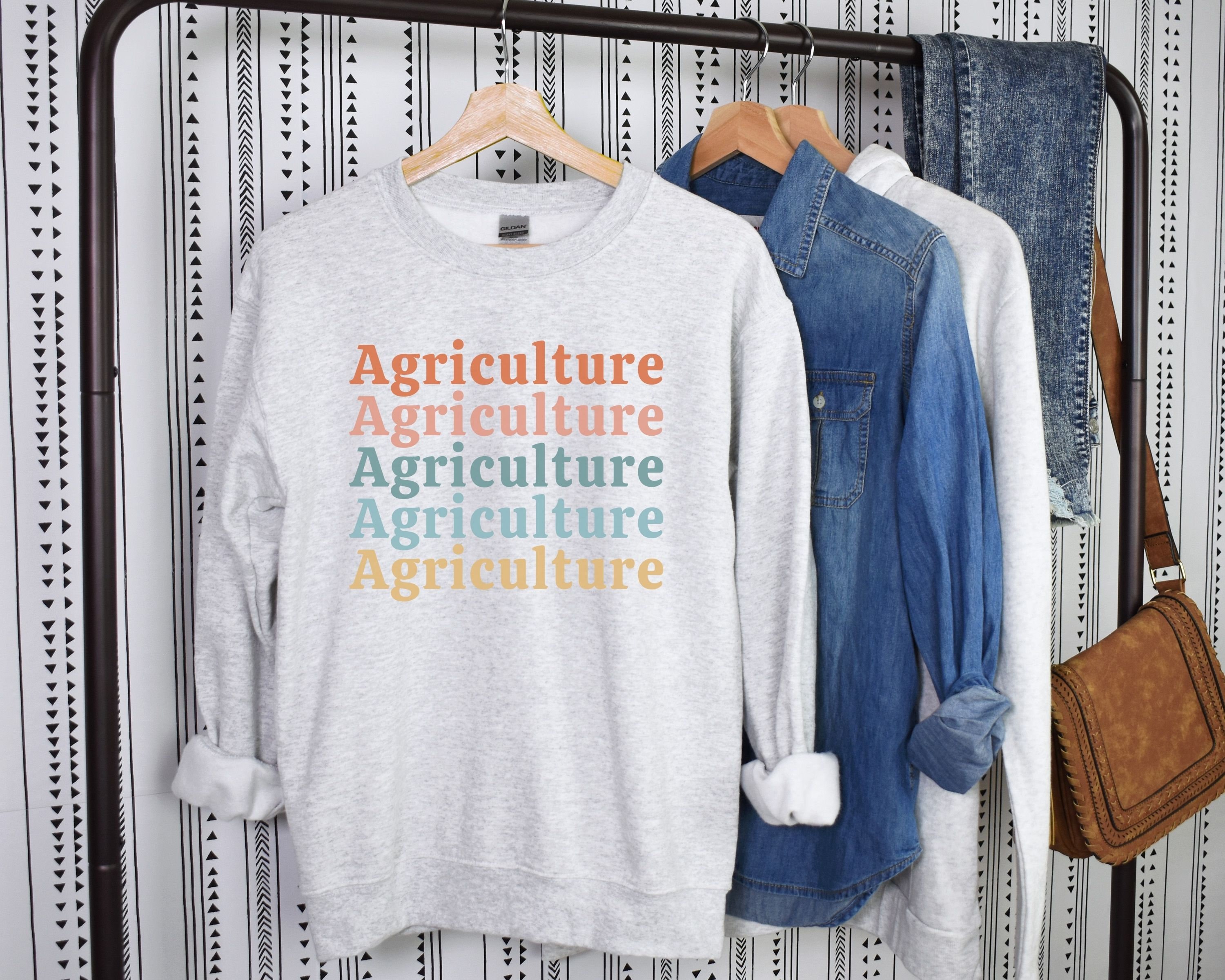 Agriculture Sweatshirt Women in Ag Shirt AG Teacher Sweater - Etsy
