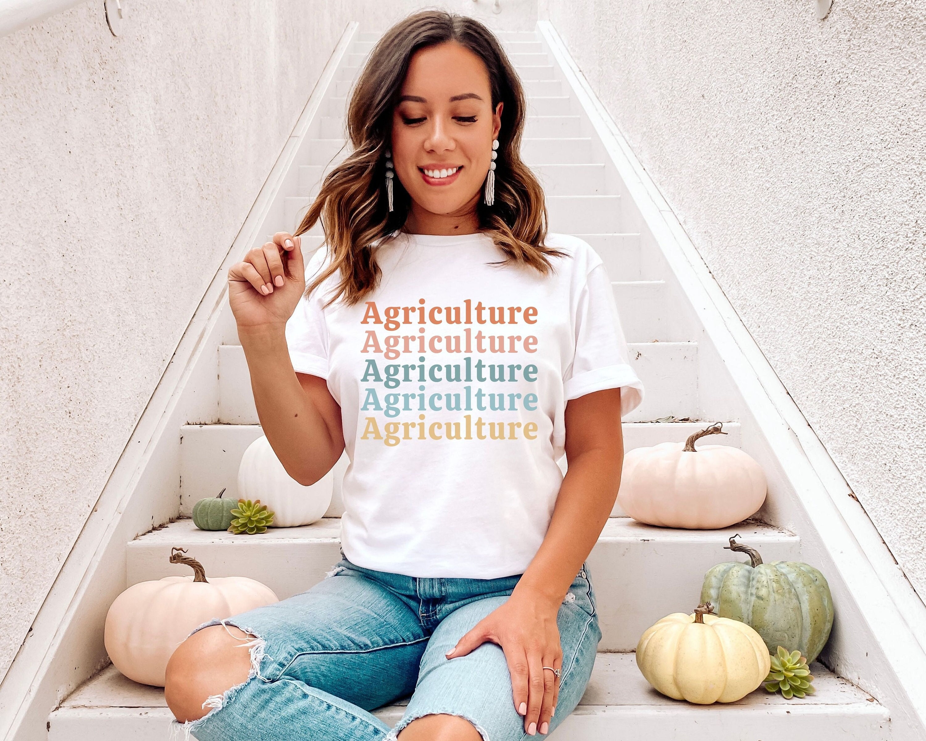 Agriculture Shirt Women in Ag Shirt AG Teacher Tshirt Gift for | Etsy