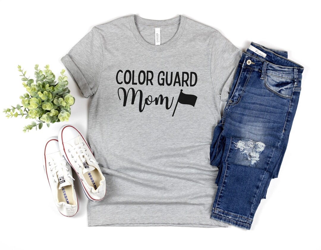 Color Guard Mom Shirt Cute Color Guard Mom Tshirt Color Guard Shirt ...
