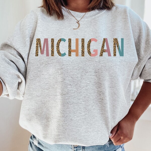 Michigan Sweatshirt - Etsy