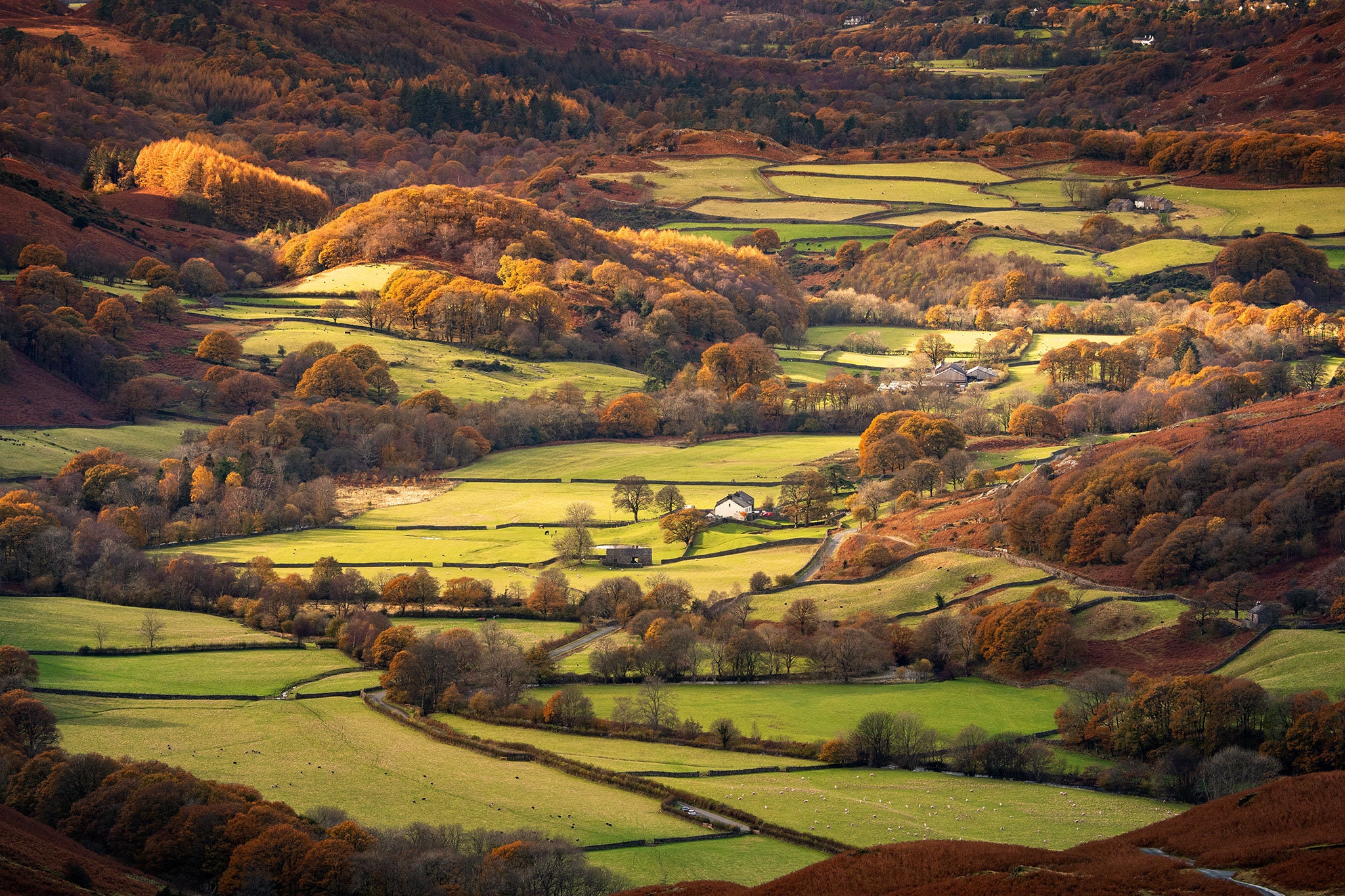 Eskdale Valley Print, Lake District, Cumbria, Canvas Print, Wall Art ...