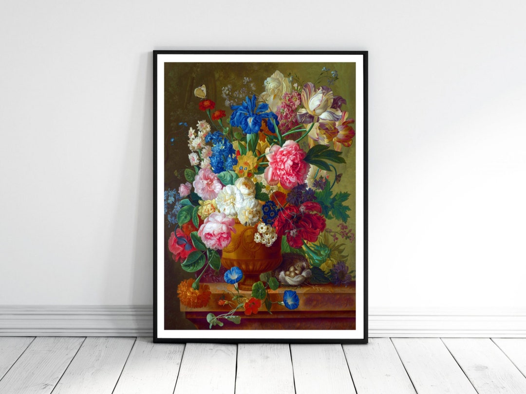 Paul Theodor Van Brussel | Flowers in a Vase Poster Wall Art Digital ...