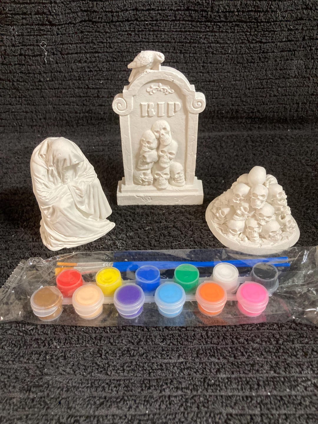 Plaster Halloween Set - Etsy