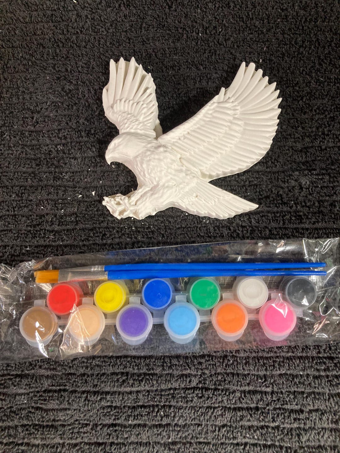 Plaster Eagle - Etsy