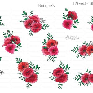 Remembrance Day Poppy Clipart, Poppies Vector Clipart, Red Poppy Flower ...