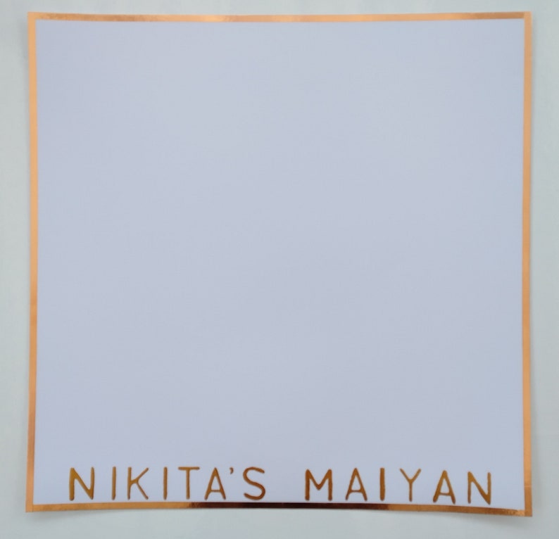 Vatna Hand Print Board | Maiyan Board | Card | Punjabi Wedding ...