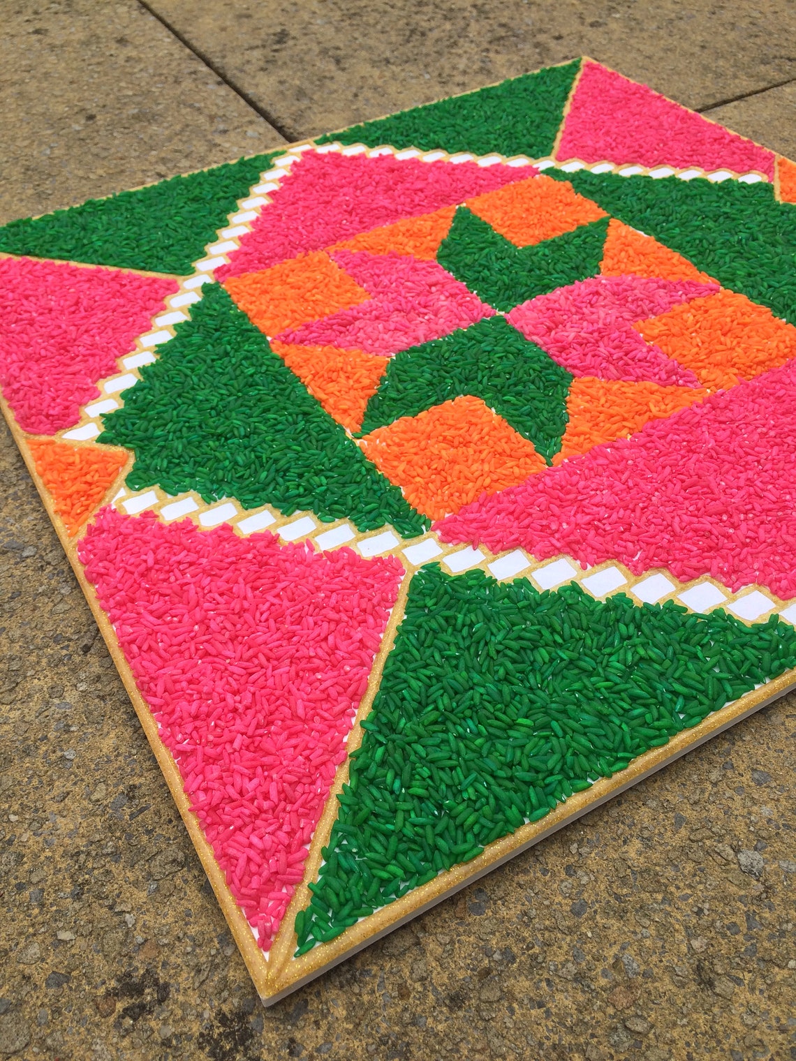 Traditional Phulkari Flower Maiyan Board Punjabi Wedding - Etsy UK