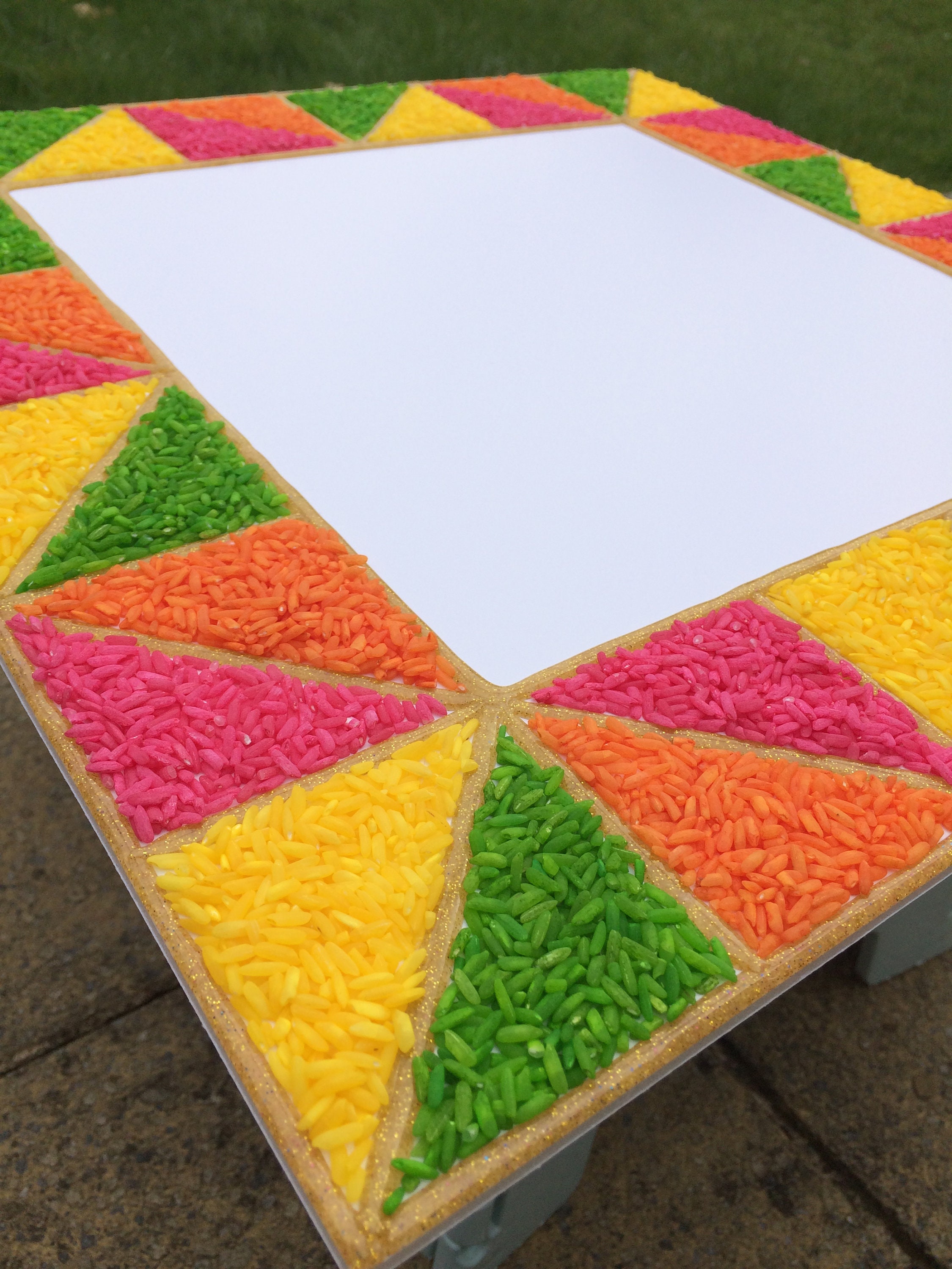Phulkari Design Maiyan Board | Indian Punjabi Wedding Accessories ...