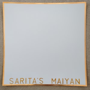 Vatna Hand Print Board | Maiyan Board | Card | Punjabi Wedding ...