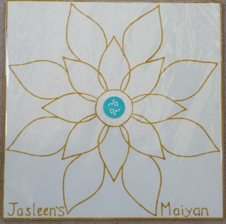 Flower Maiyan Board Punjabi Wedding Accessories Indian Punjabi Wedding ...