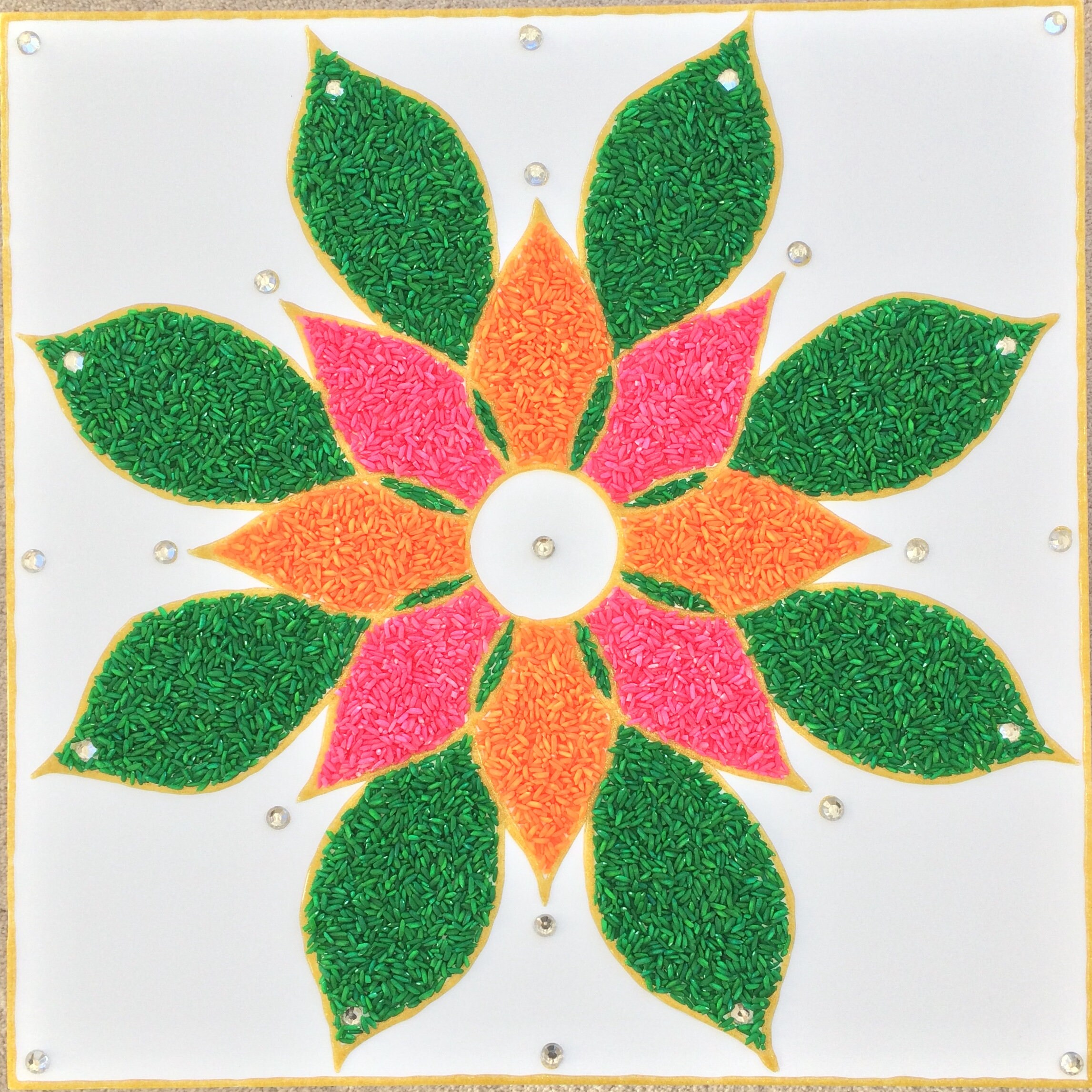 Gem Flower Maiyan Board Punjabi Wedding Accessories Indian - Etsy