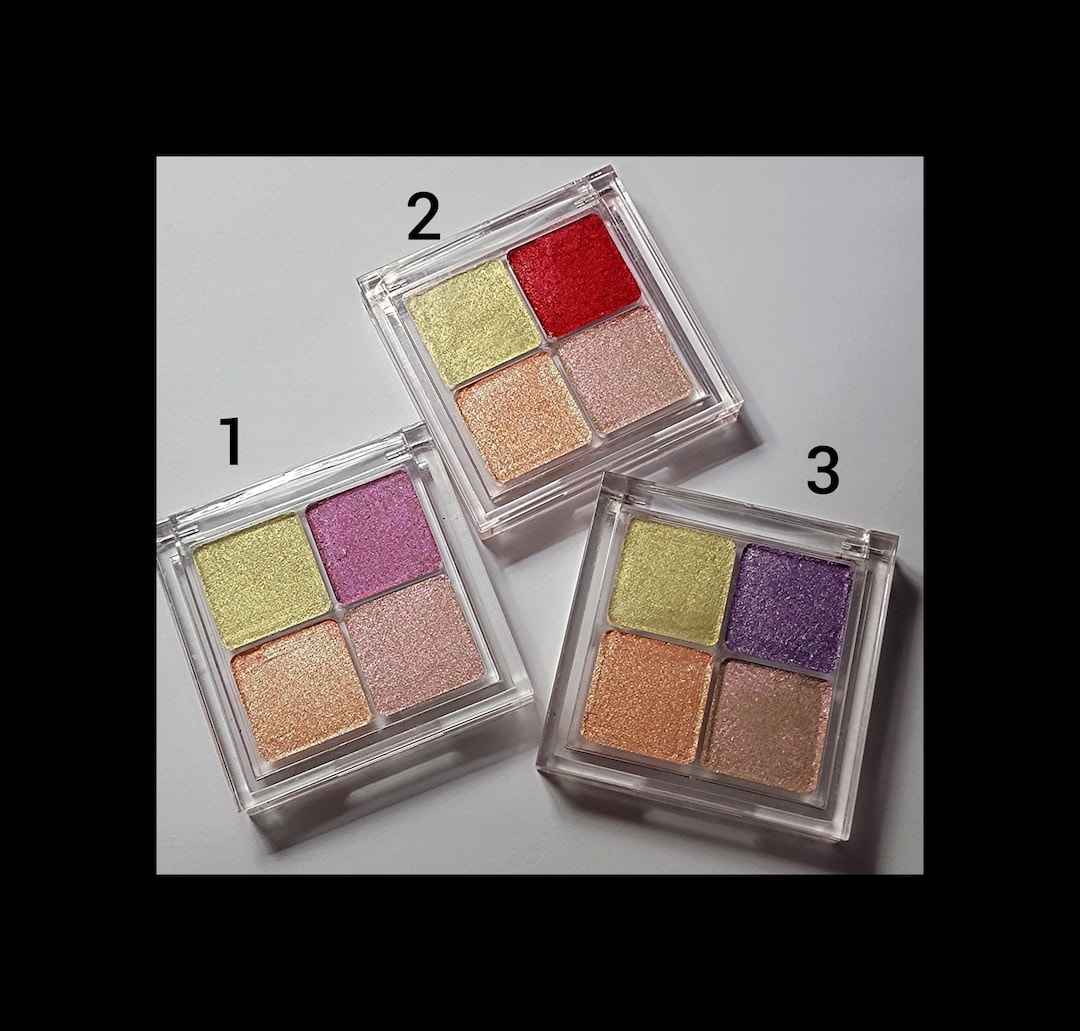 Sunset Pastel Colorshift Eyeshadow Quad Pallets - Etsy