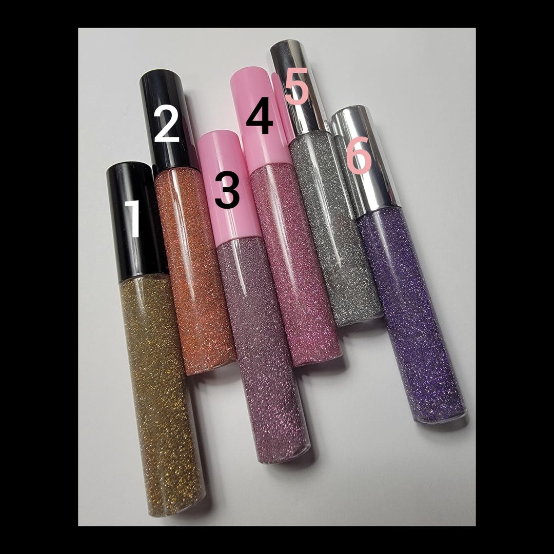 Holographic Glitter Dust Lip Glosses - Etsy