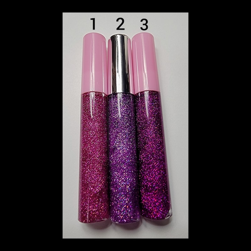 Lip gloss glitter holographic - Etsy México