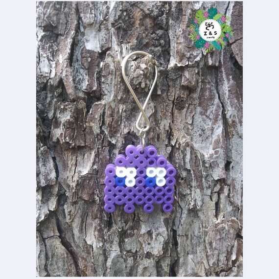 PAC-MAN Ghost Keychain | Etsy