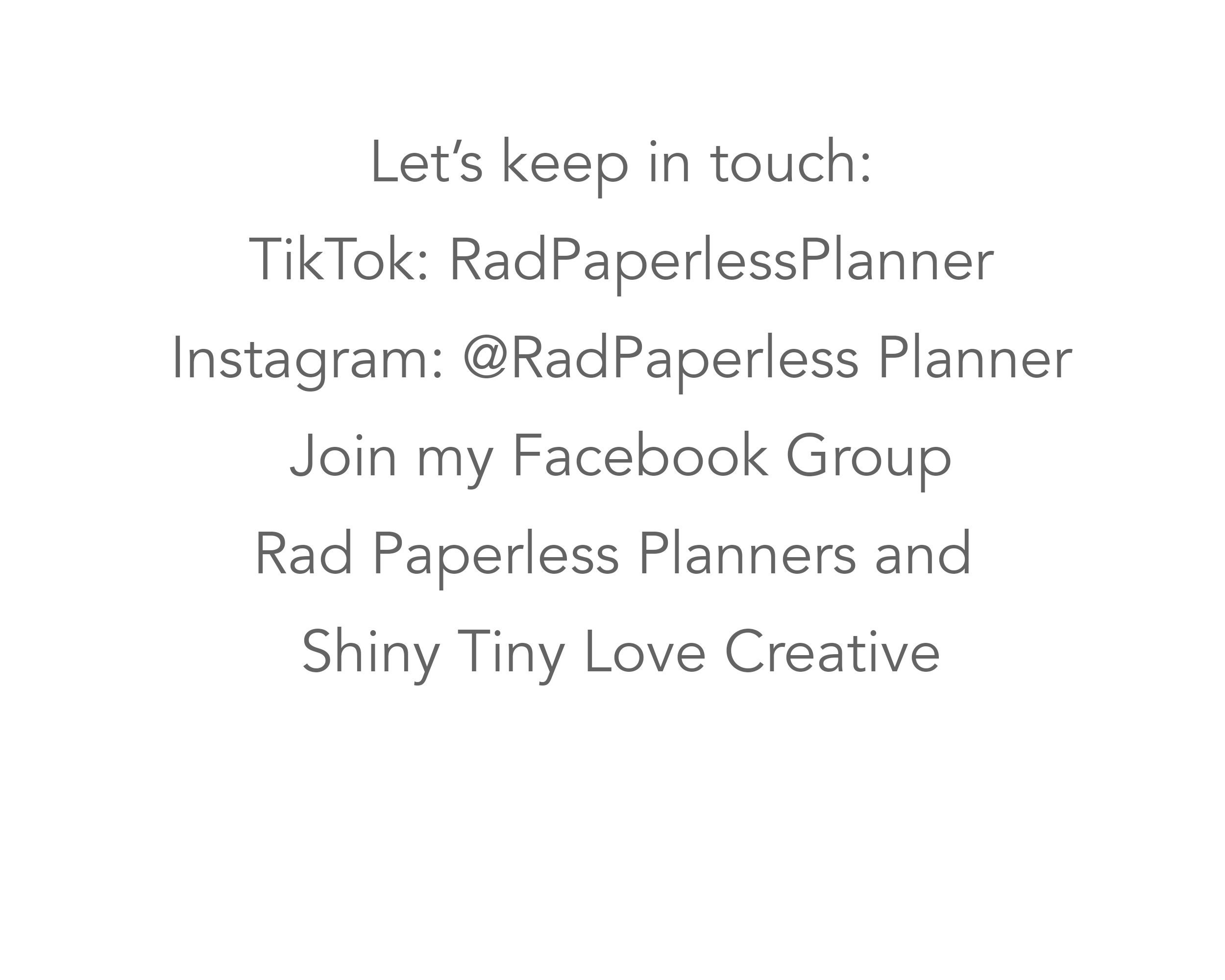 Rose Gold Undated Year Long Digital Planner - Compatible With Goodnotes ...