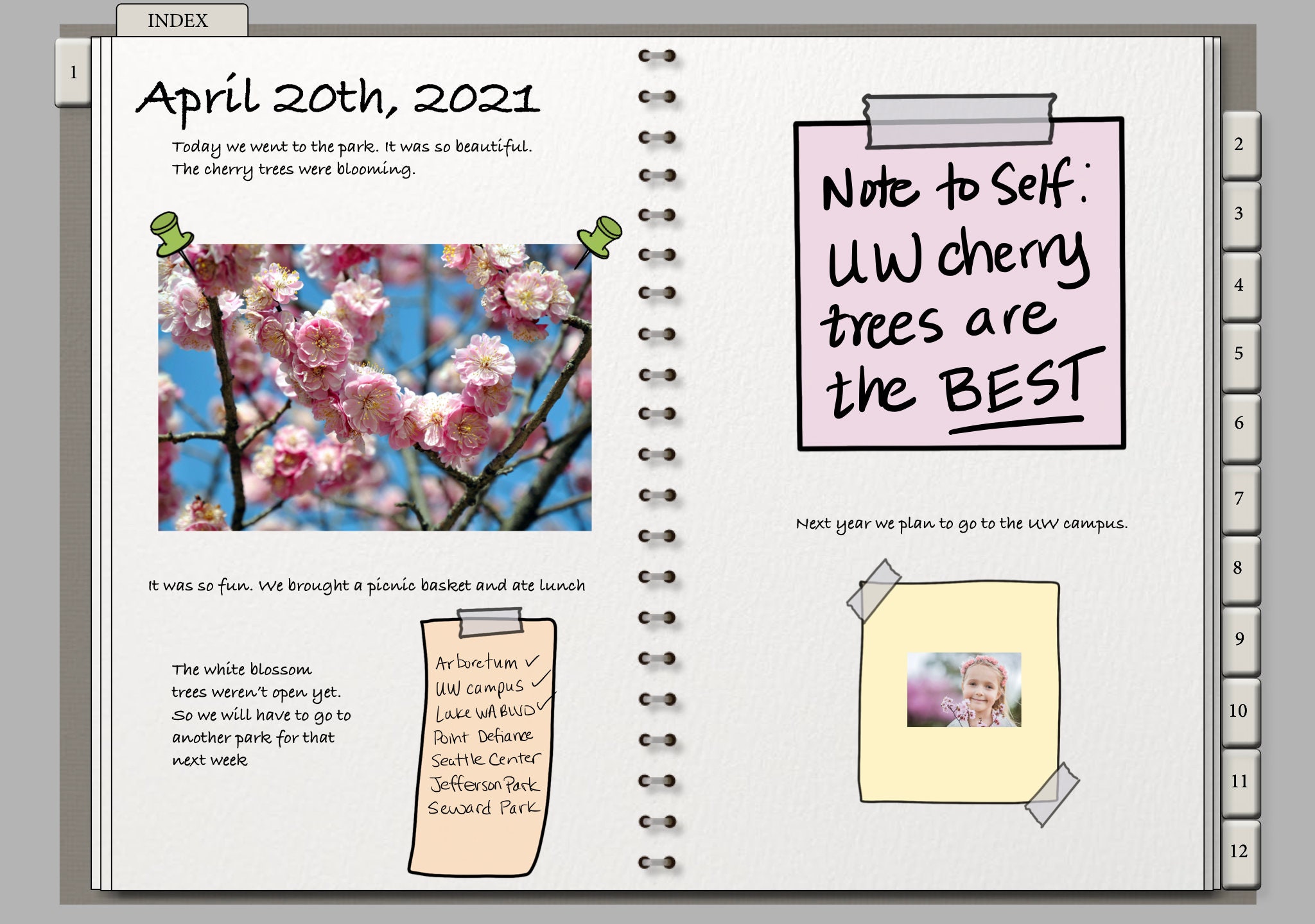 Digital Notes Stickers 16 Files, Paperless Journal Hand Drawn Stickers ...