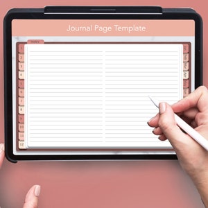 Rose Gold Undated Year Long Digital Planner - Compatible With Goodnotes ...