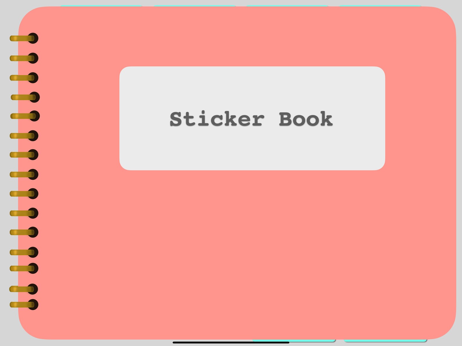 Digital Sticker Book Four Linked Sections for All Your Digital Stickers ...