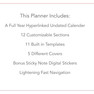 Rose Gold Undated Year Long Digital Planner - Compatible With Goodnotes ...