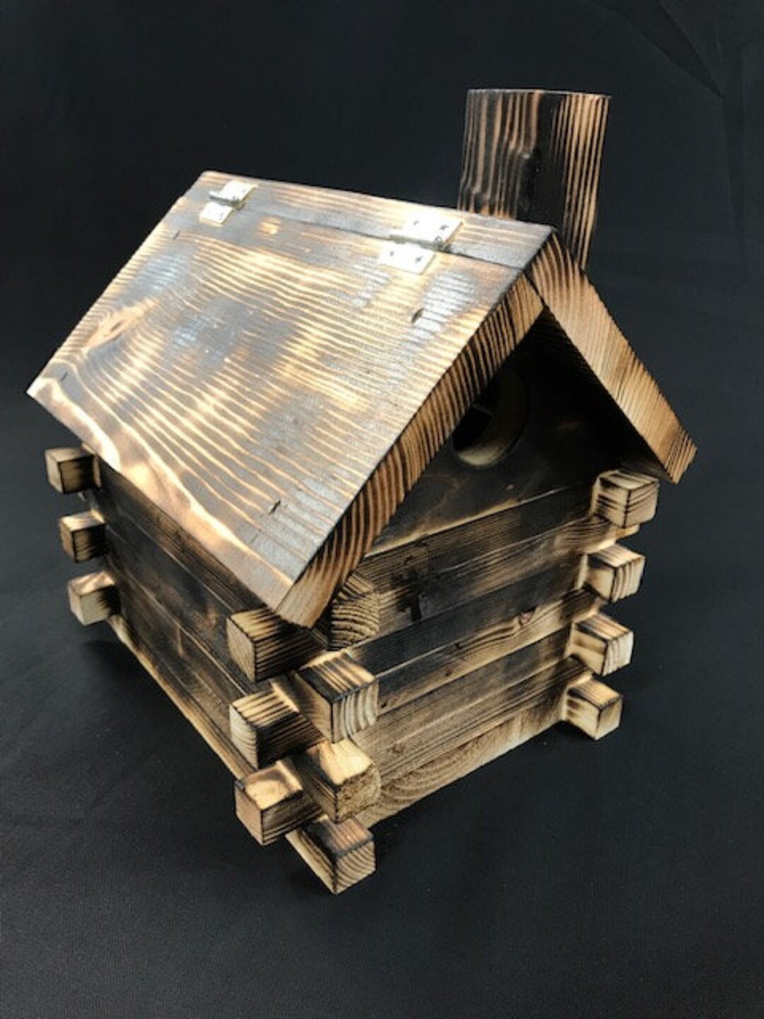 Log Cabin Bluebird House - Etsy