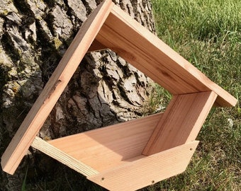 Decoratve Heart Cedar Wood Dove or Robin Nesting Shelf | Etsy