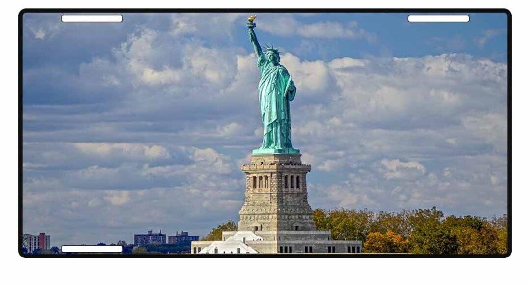 Statue of Liberty License Plate - Etsy