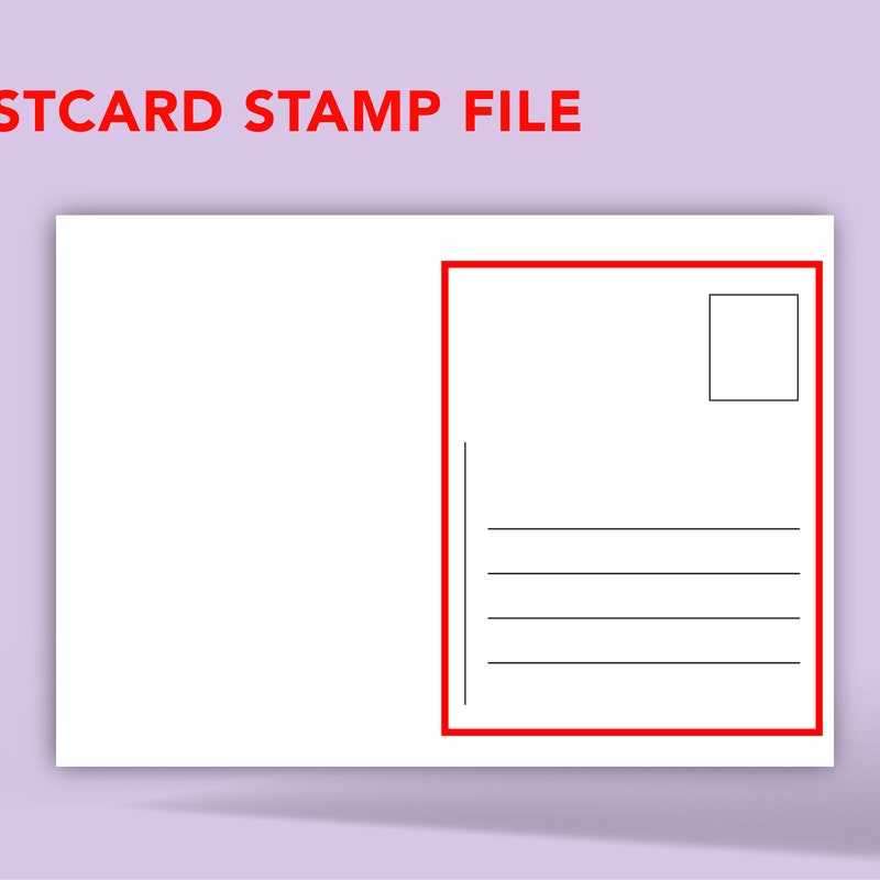 Postcard Stamp - Etsy