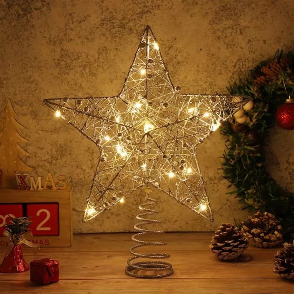 Star Tree Topper - Etsy