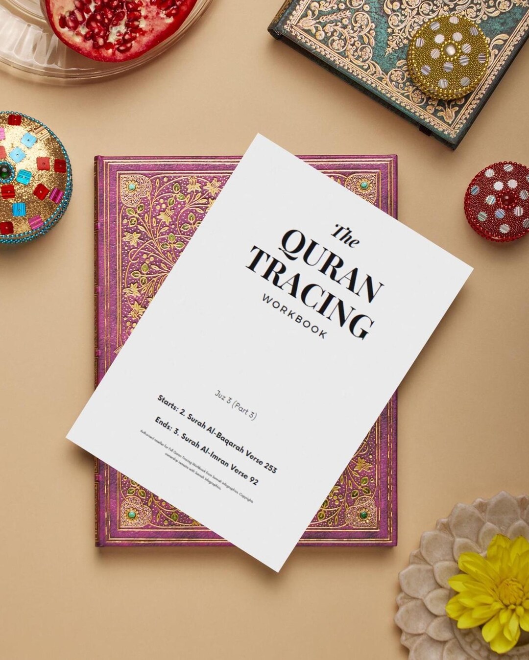 Juz 3 Quran Tracing Workbook - Etsy