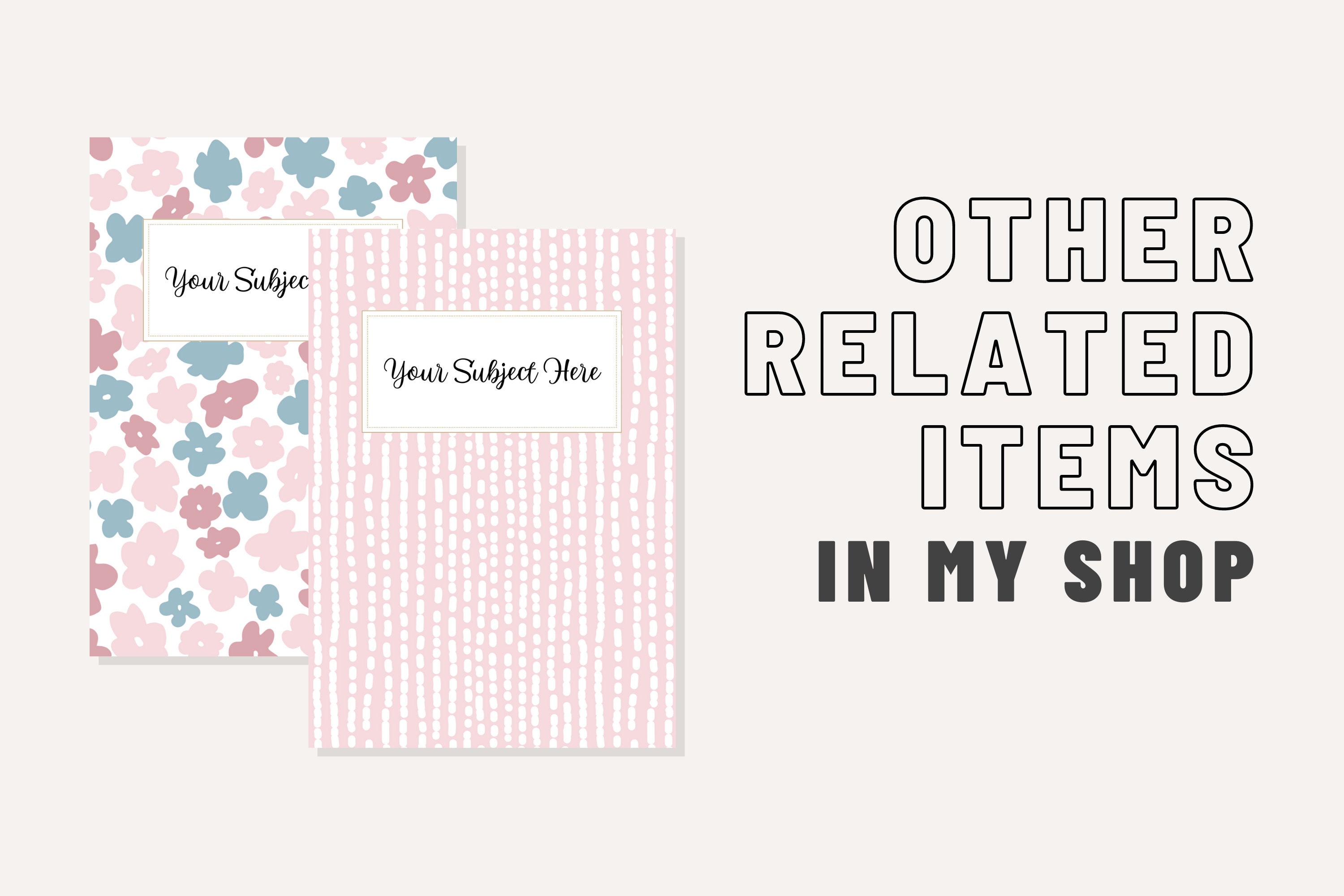 Tropical Fruit and Flower Printable Binder Covers - Edit in Canva ...