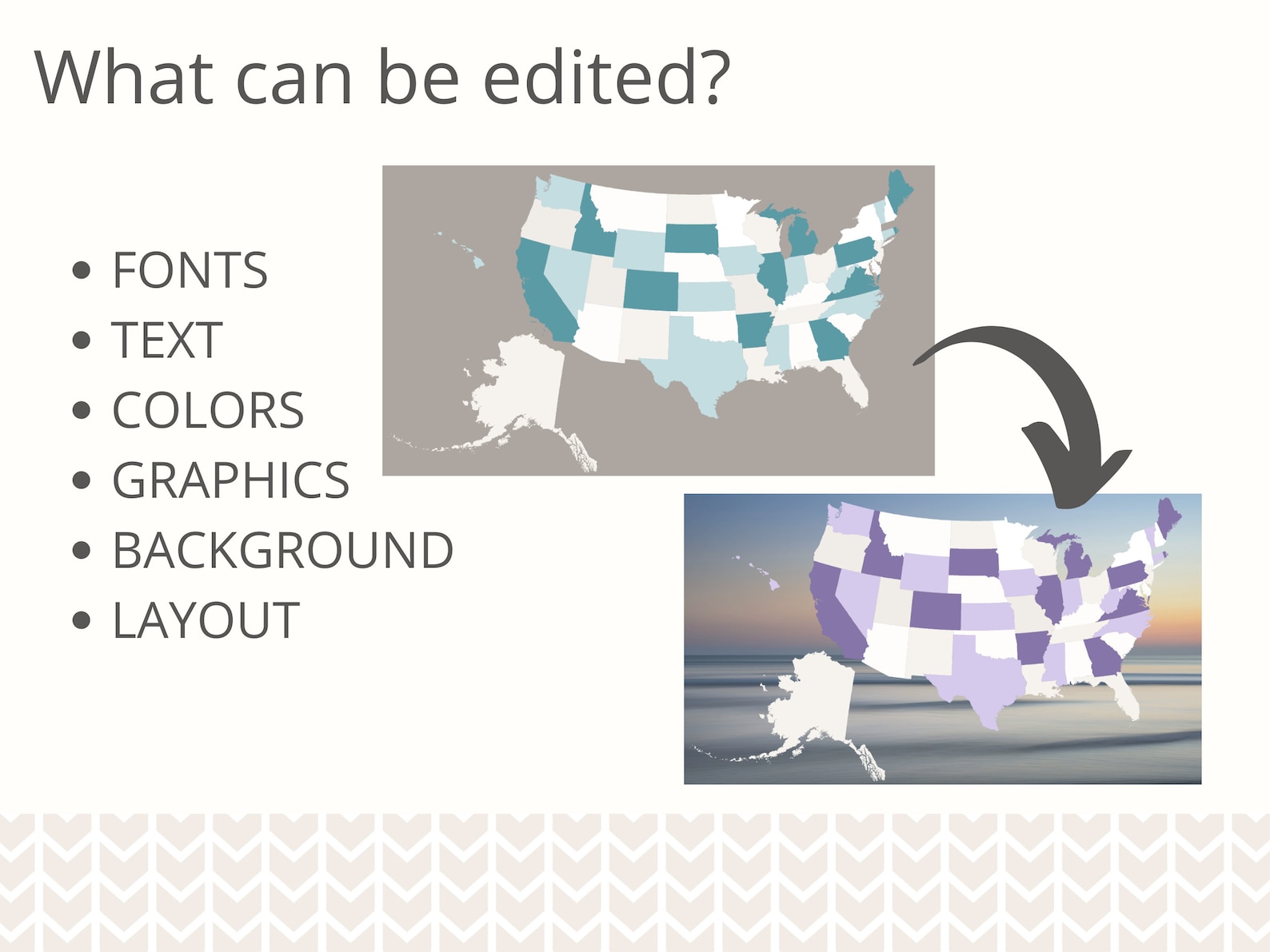 Editable Travel Map of United States - Edit and Download in Canva! Add ...