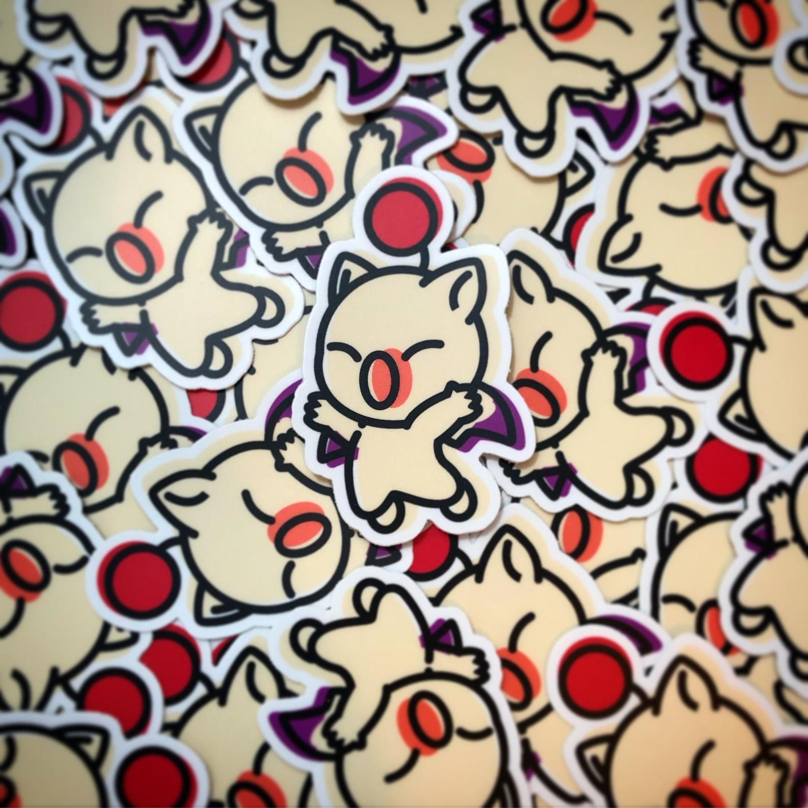KUPO Moogle Sticker - Etsy