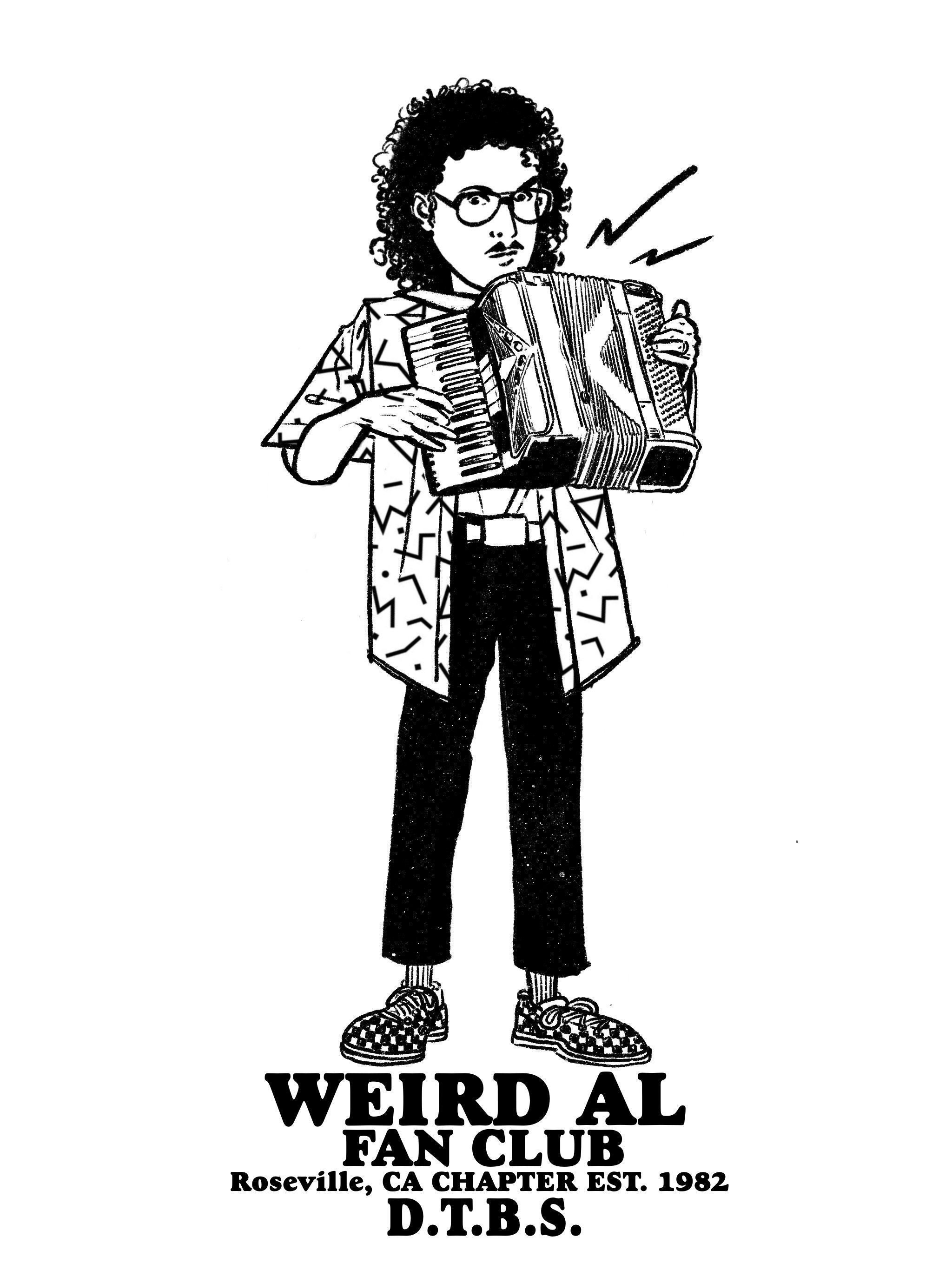 Vintage WEIRD AL Collectible Fan Club SHIRT - Etsy