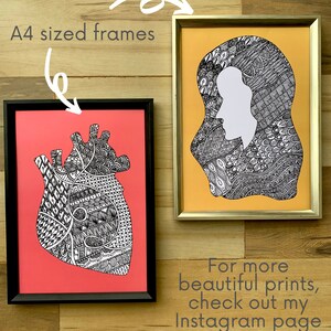 Vietnam Map Print, Chilli Red, Zentangle Abstract Vietnam Art Print ...