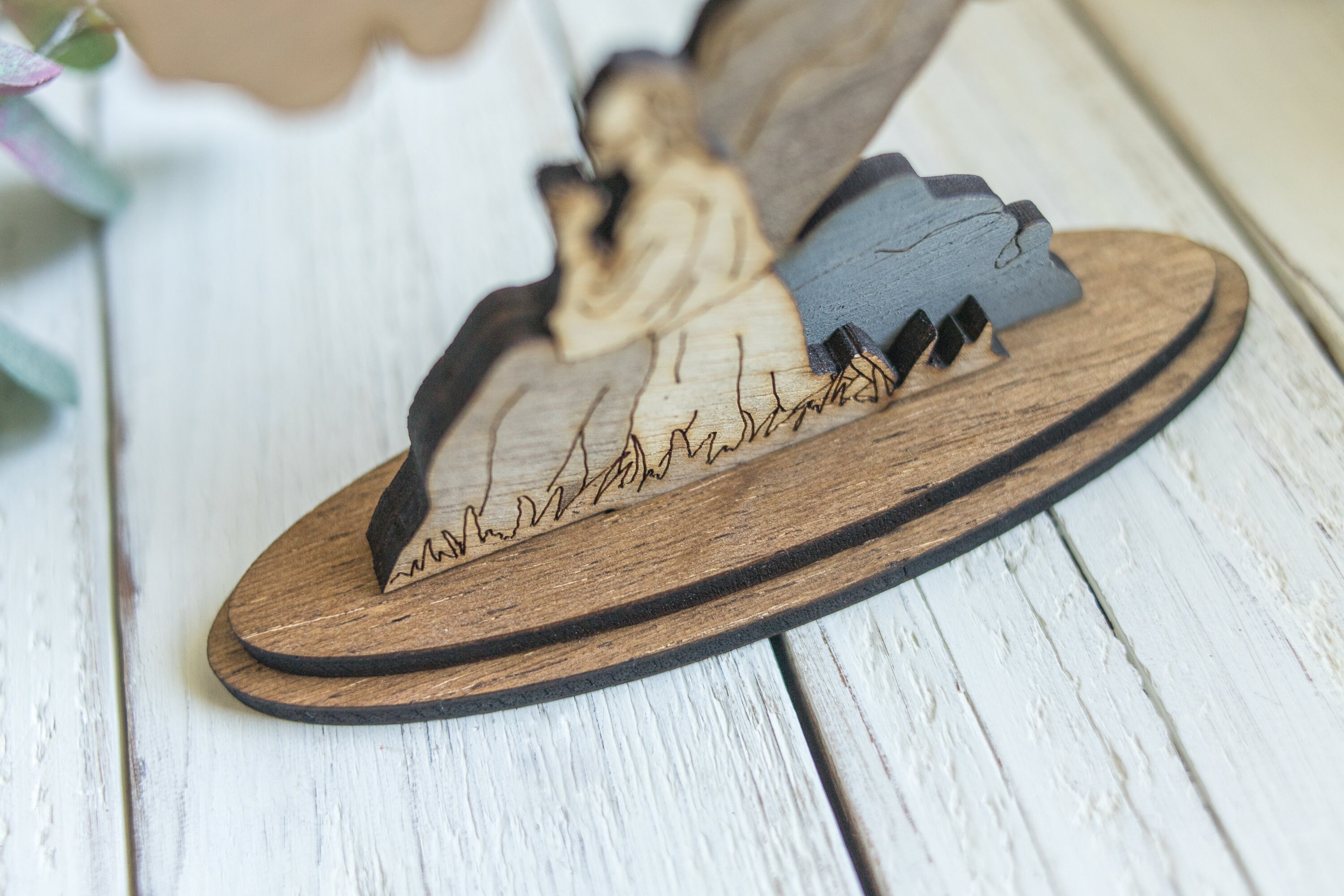 Christ in Gethsemane Wood Figure, Jesus' Prayer of Submission, Desk ...