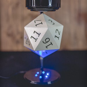 Large Floating D20 Magic Custom Dnd Dice Dnd - Etsy