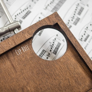Customized Wooden Music Stand Accessory Tray for Woodwinds, Bassoon ...