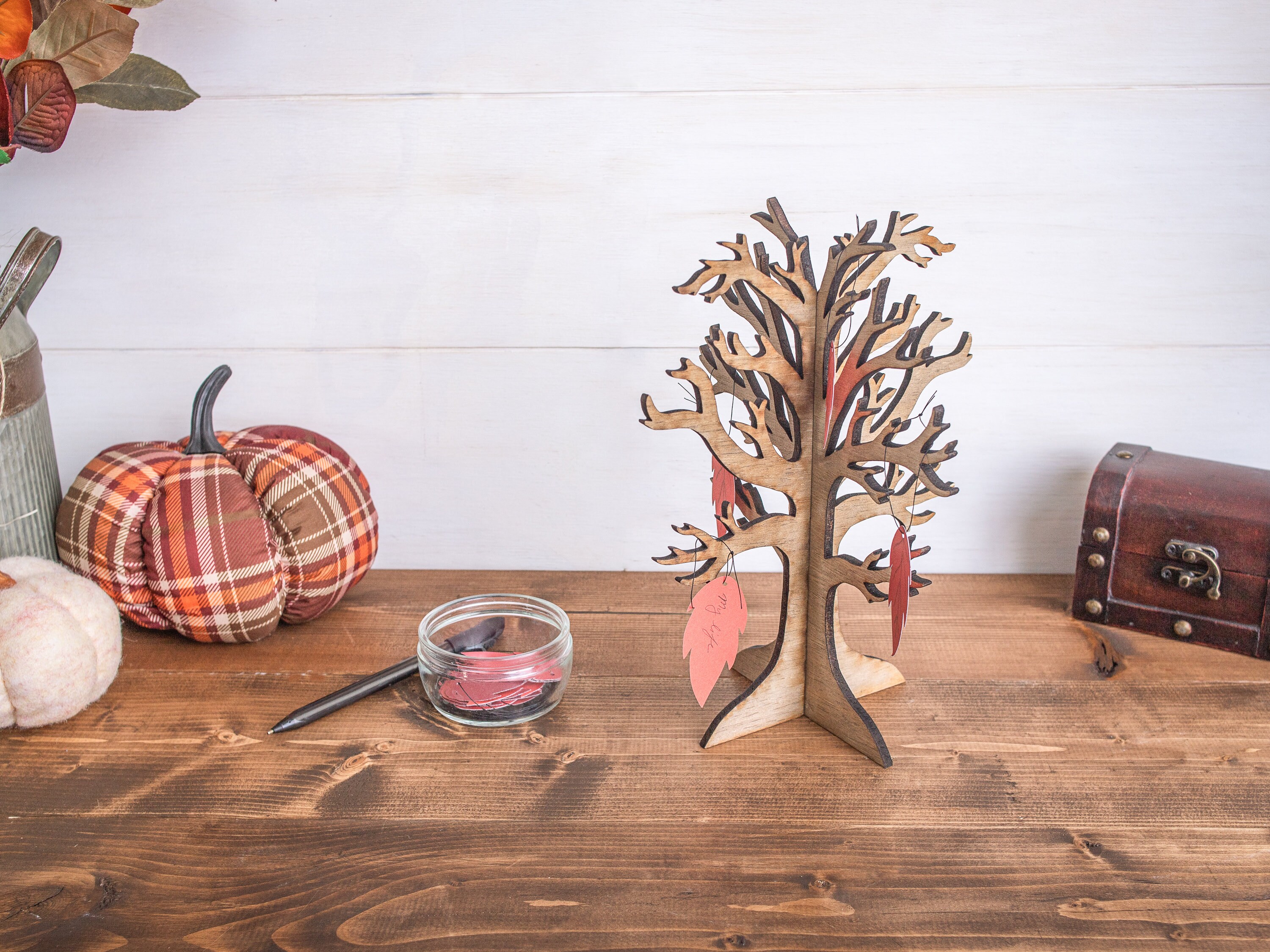 Fall Tree Decoration: Thankful Tree/gratitude Tree for Thanksgiving ...