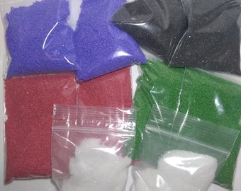 Set of 3 Sizes Kawaii Fake White Sugar or Salt Glass Sprinkles - Etsy