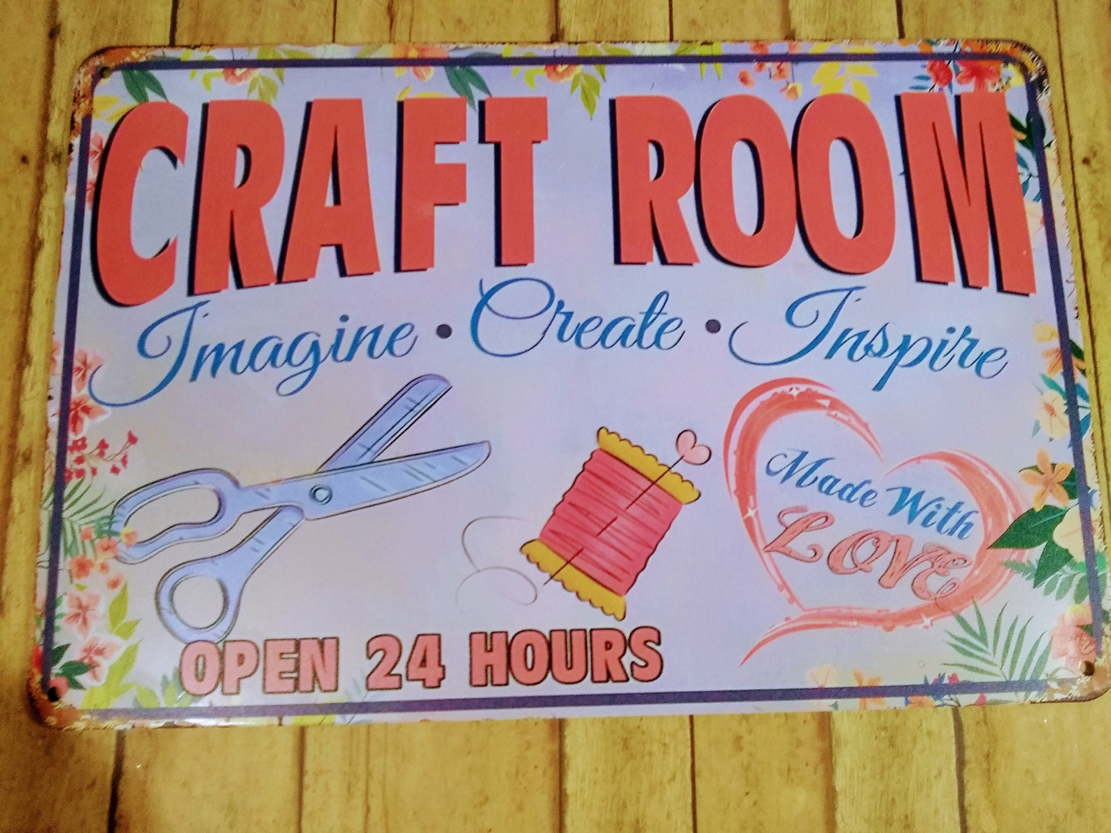 Metal Craft Room Sign - Etsy