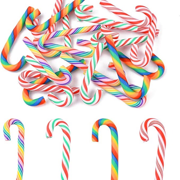 Fake Mini Candy Canes - Etsy