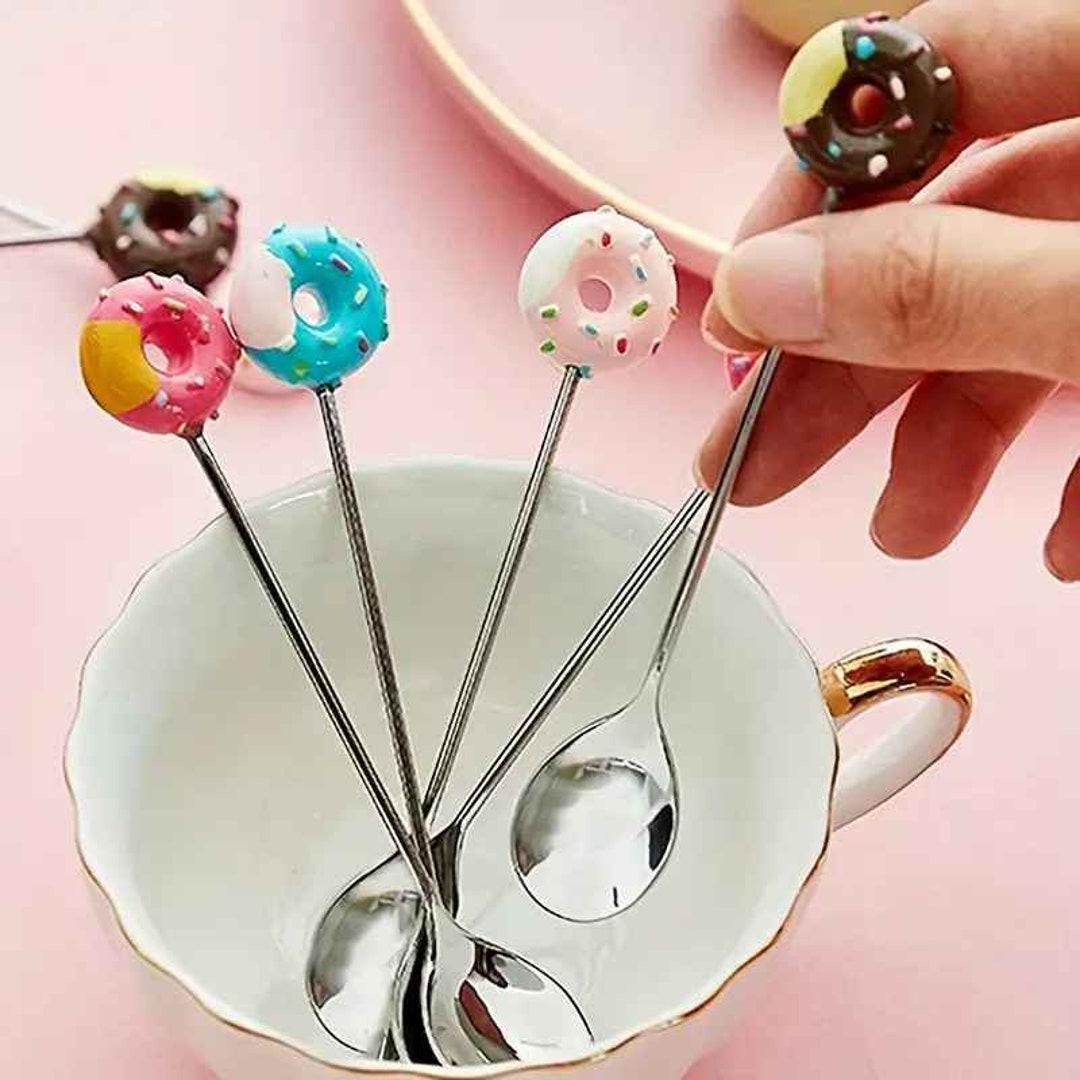 Donut Coffee Spoon - Etsy
