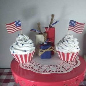 Patriotic 4th of July Tier Tray Decor - Etsy