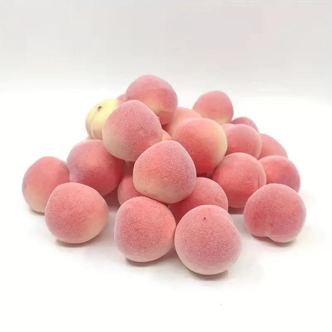 Fake Realistic Mini Peaches - Etsy