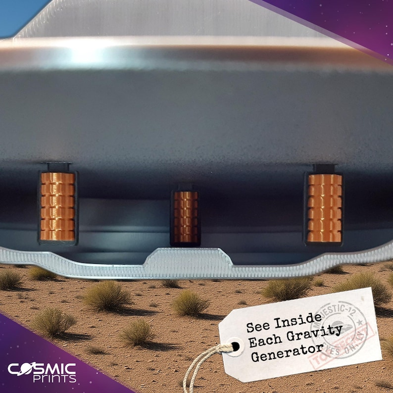 Bob Lazar UFO Model With Stand – S4 Sports Model Cutaway | Project ...