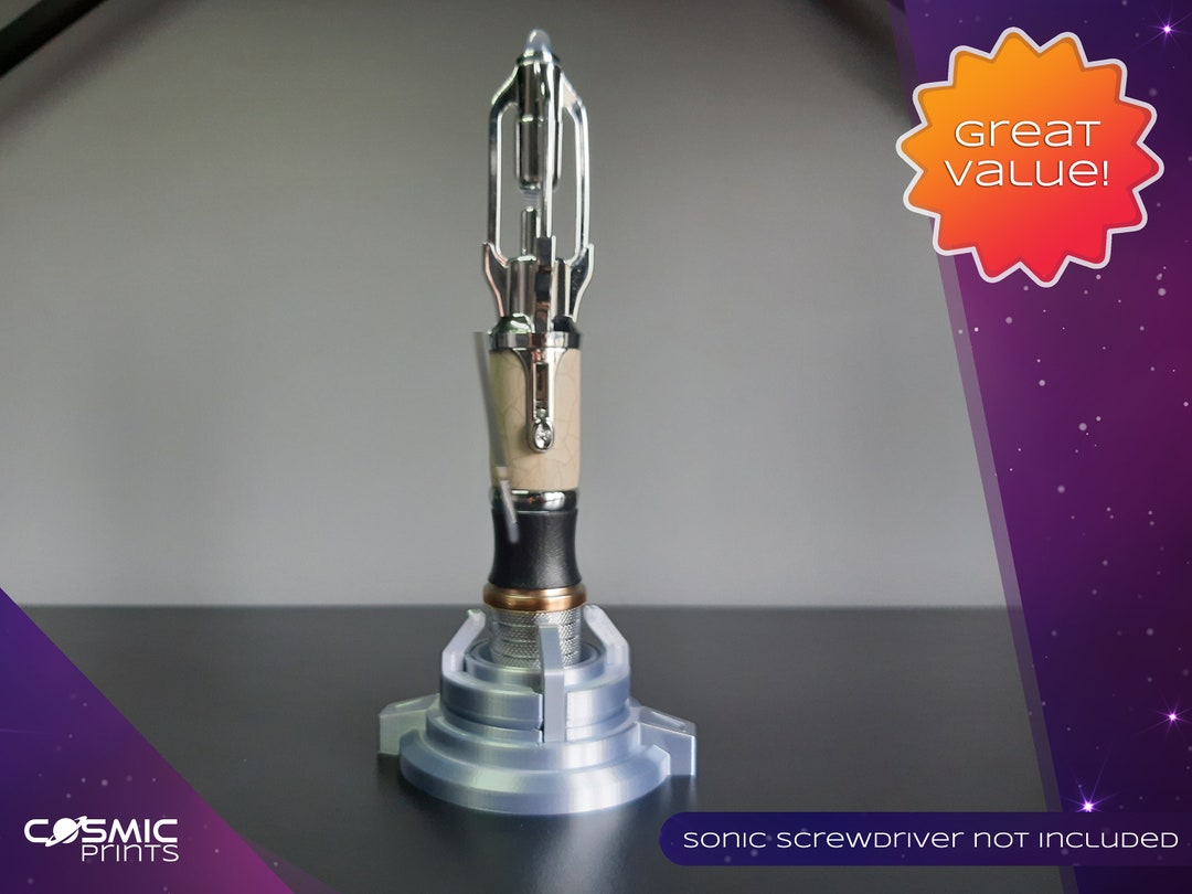 14th Doctor Who Sonic Screwdriver Stand / Dock Doctor Who Prop / Geek ...
