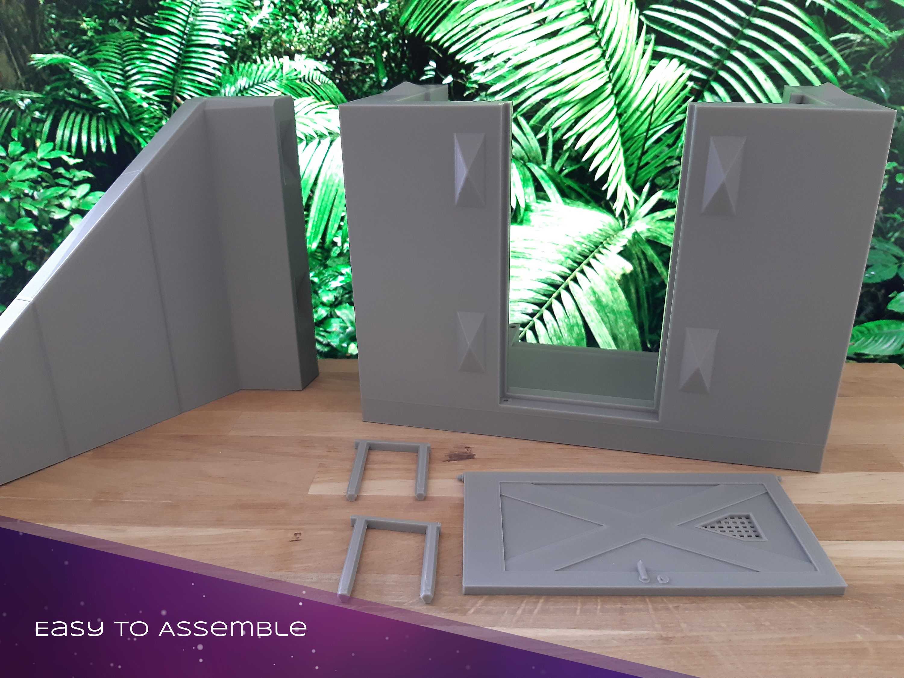 Emergency Bunker Model Kit - Compatible With Kenner Scale Figures - Etsy