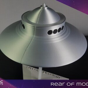 3D Printed UFO Model: Venusian Spacecraft, Retro Sci-fi Geek Gift - Etsy