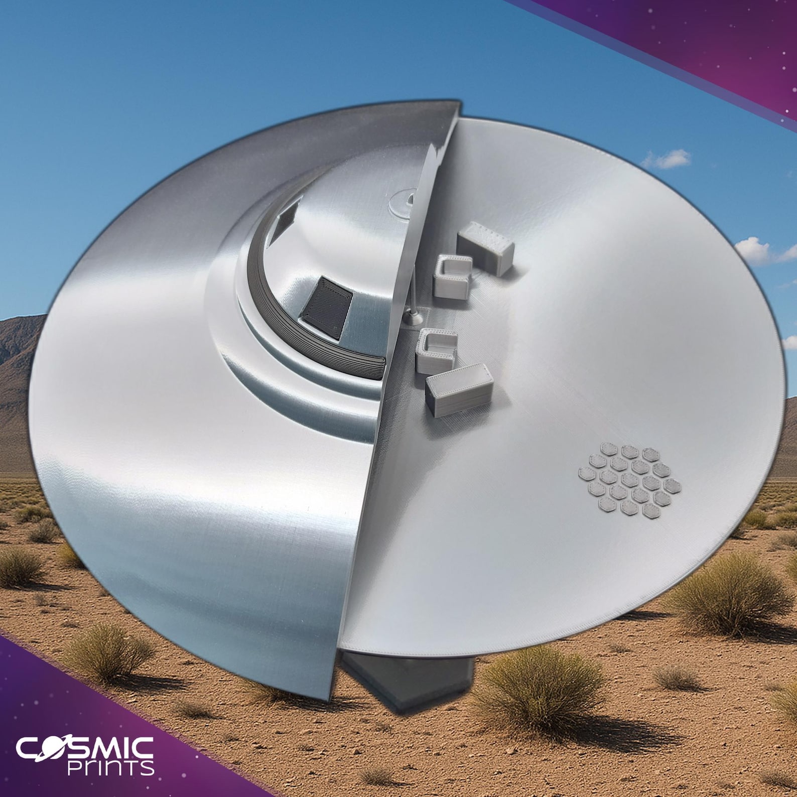 Bob Lazar UFO Model With Stand – S4 Sports Model Cutaway | Project ...
